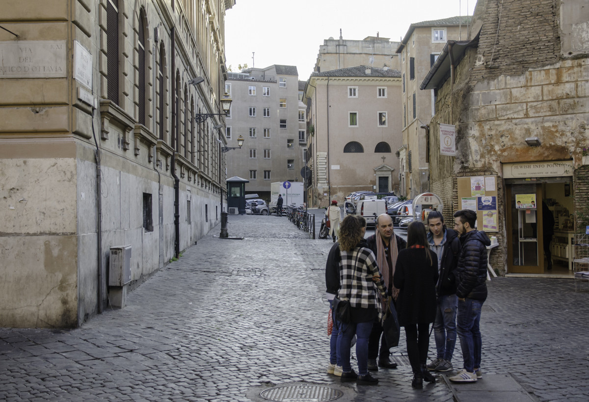 Ghetto Italy Jewish Map Rome